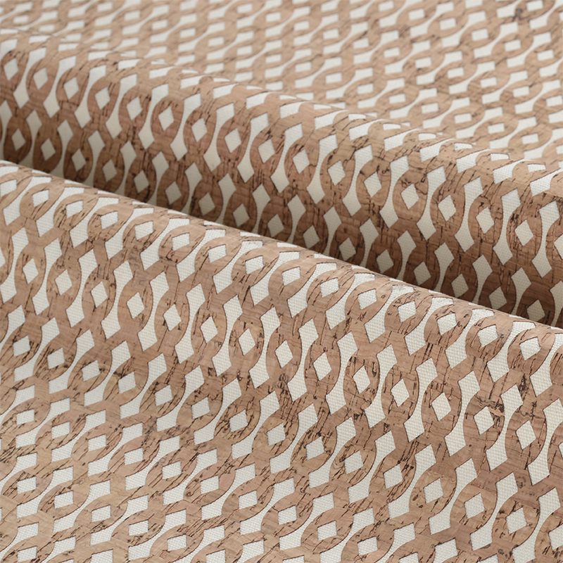 Cork Canvas Laser Cutting Eco Fabric, Fabric, Perforation
