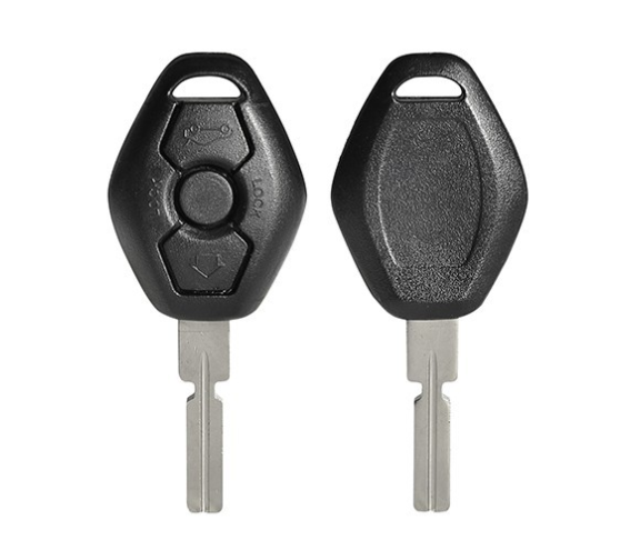 For BMW 3 Buttons Remote Key Shell 4 track with HU58 key blade