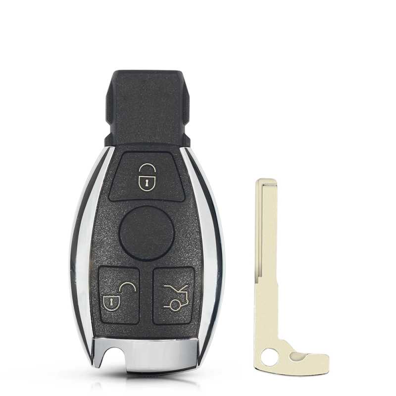 For Mercedes Benz 2 3 4 button remote key Shell with 1 battery clamp