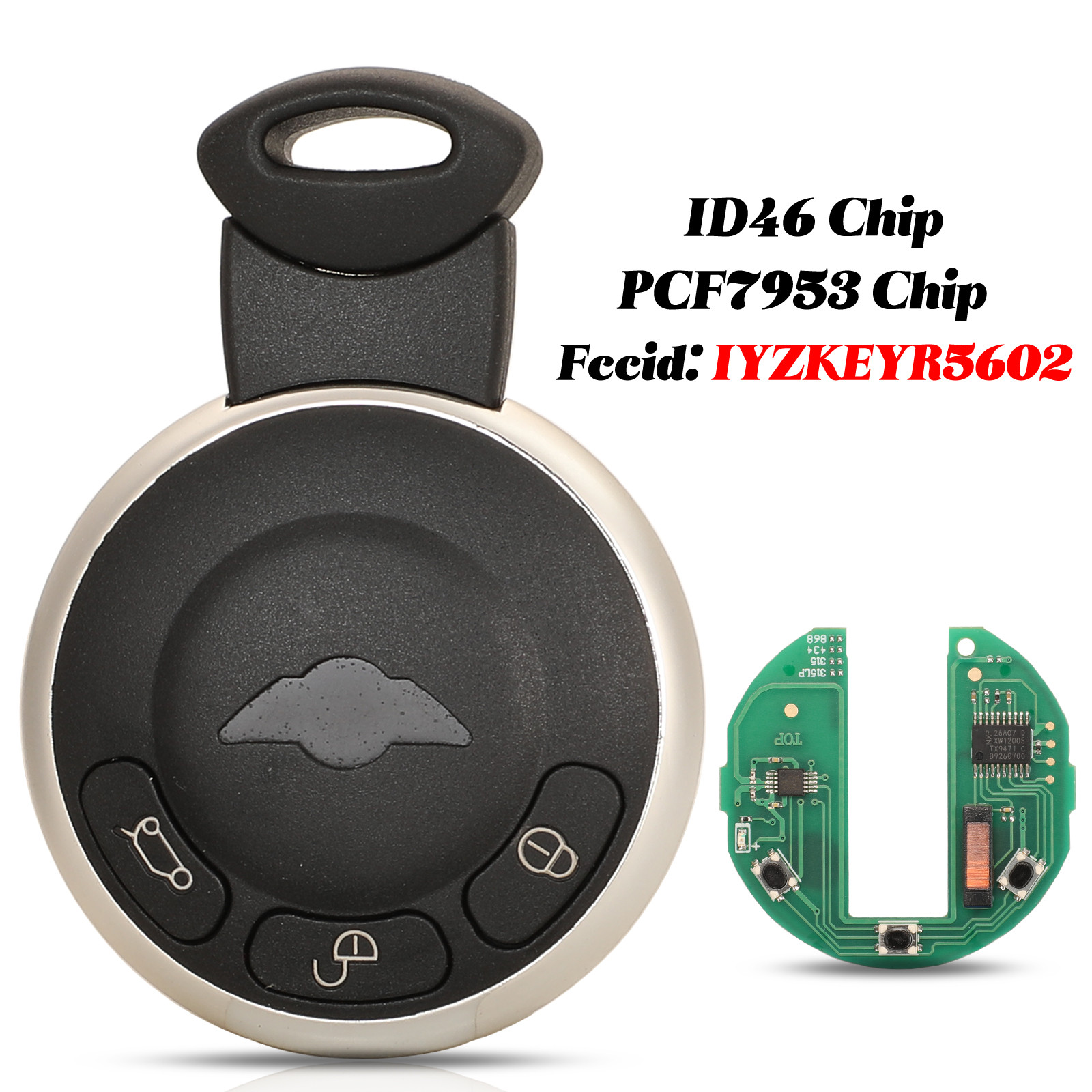 For BMW Mini Cooper 315mhz KR55WK49333 remote key