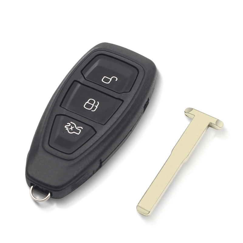 For Ford Focus 3 button remote key shell with "T" type blade