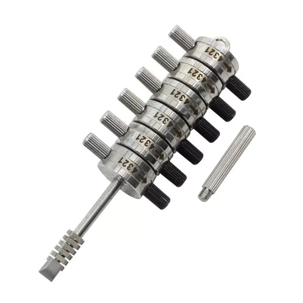 HUK 6 Cut Premium Tibbe Pick and Decoder Tibbe Locksmith Tools for Ford