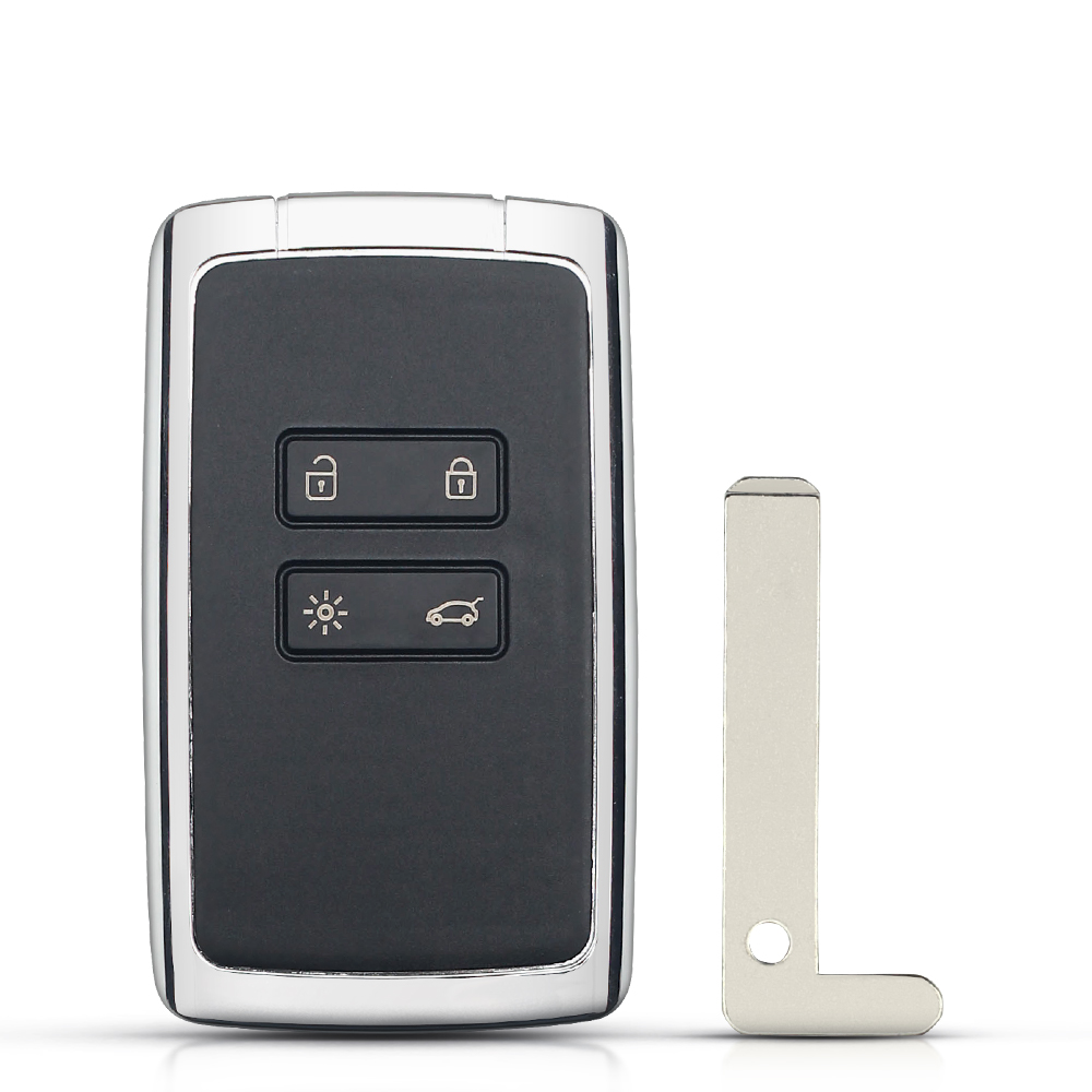 For Renault 4 button Smart Remote key card for Megane4 Talisman Espace5 ...