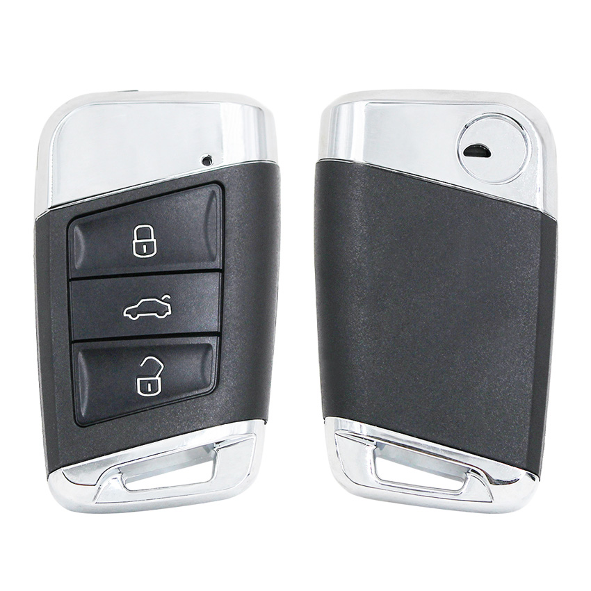 For VW Magotan Passat B8 2015-2018 3 button 433mhz smart key with MQB48 ...