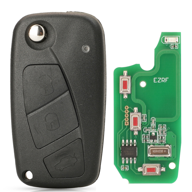 For Fiat Bravo Stilo 3 button remote key 433MHz with Megamos ID48 chip