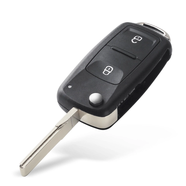 For VW 2 button remote key 433mhz with original id48 chip FFCID 5K0837202AD