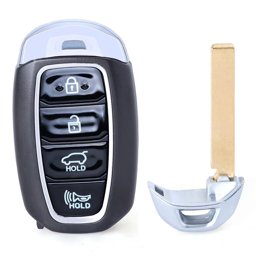 For Hyundai Santa Fe 2019 2020 4 Button Smart Keyless Remote Key Fob ...