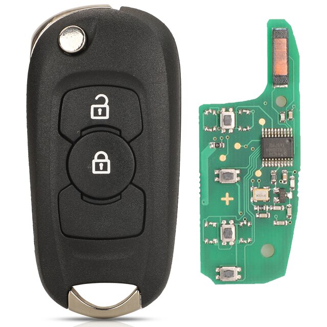 For Opel Vauxhall Astra K 2015-2017 2 button remote key with PCF7961 Chip
