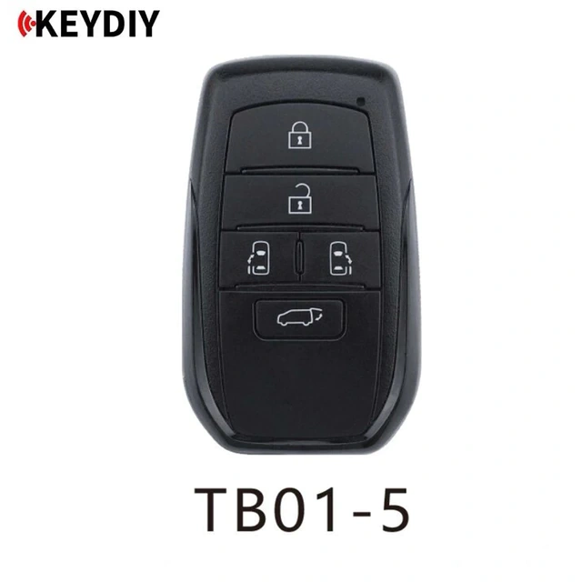 KEYDIY TB01 Smart Key 5 6 button Universal Remote Control FCCID:0120 with 8A Transponder for ...