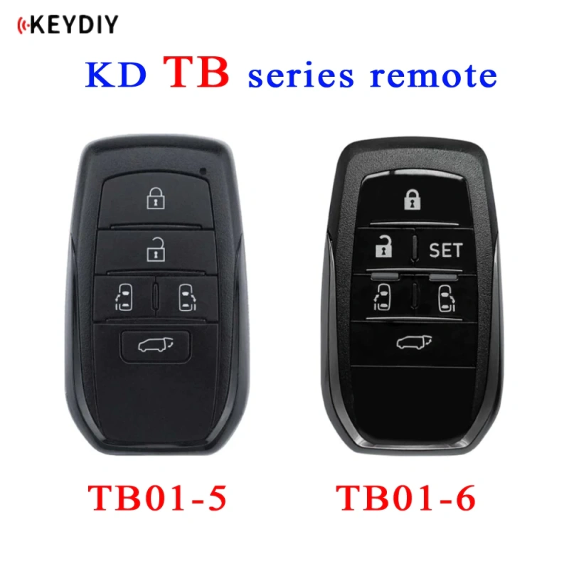 KEYDIY TB01 Smart Key 5 6 button Universal Remote Control FCCID:0120 with 8A Transponder for ...