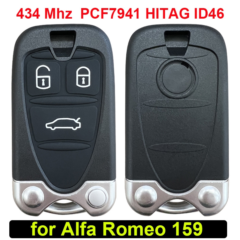 For Alfa Romeo 159 3 button remote Key 434 MHz 7941 chip