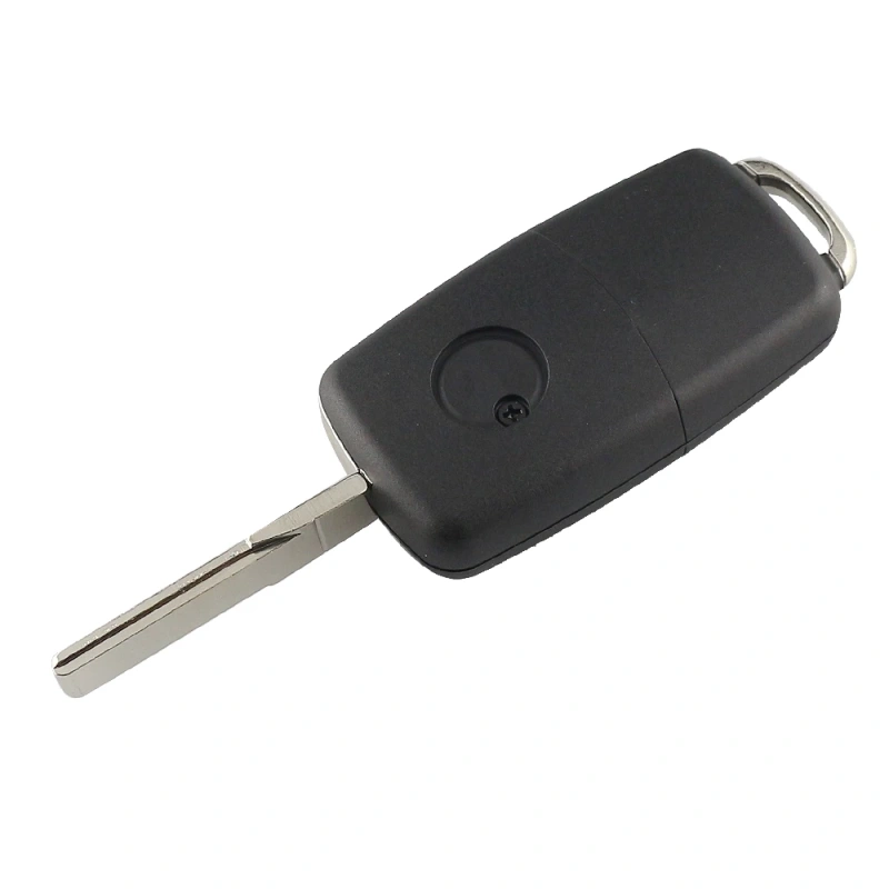 For VW NEW 2 Button Flip Remote Key shell HU66 blade with Pin hole