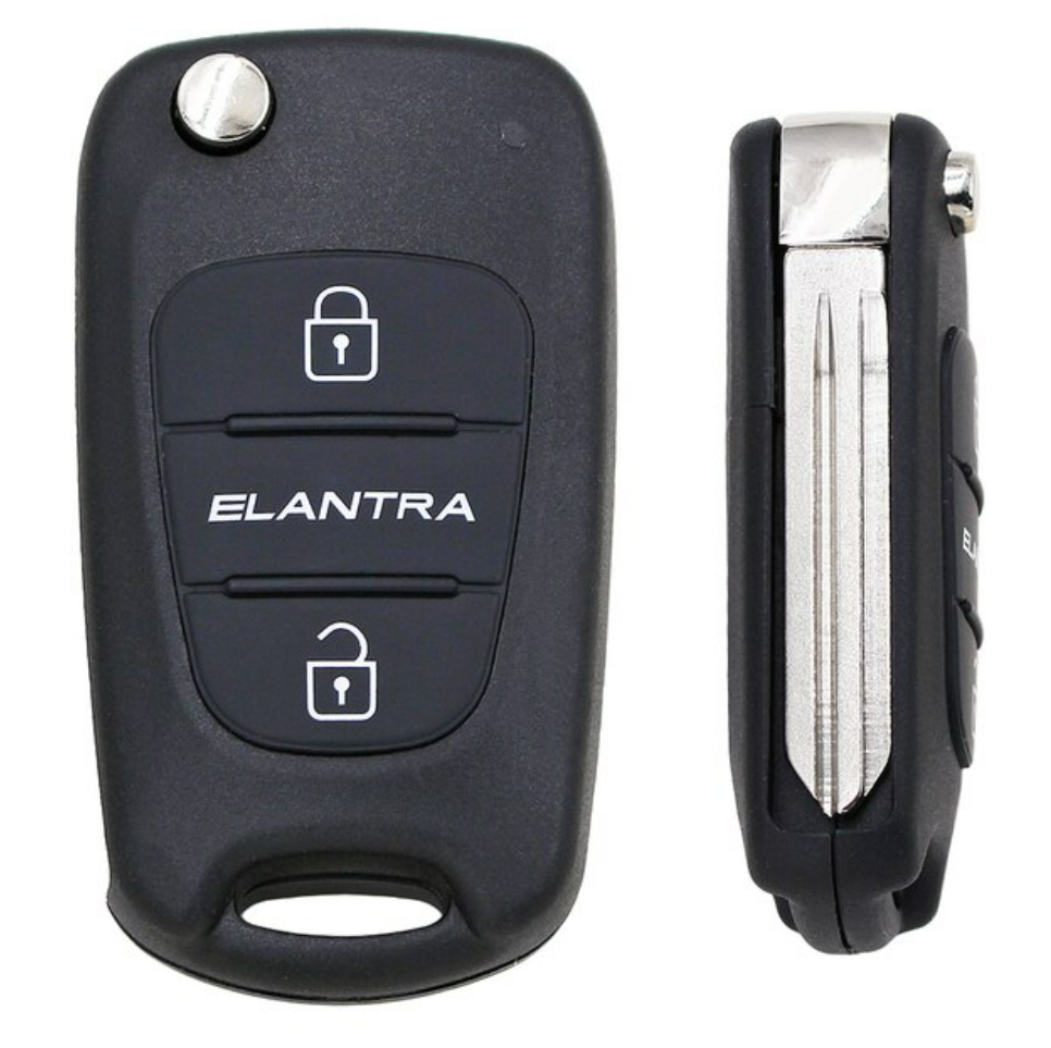 For Hyundai I20 I30 IX35 I35 Elantra 3 Button Flip Remote Auto Car Key ...