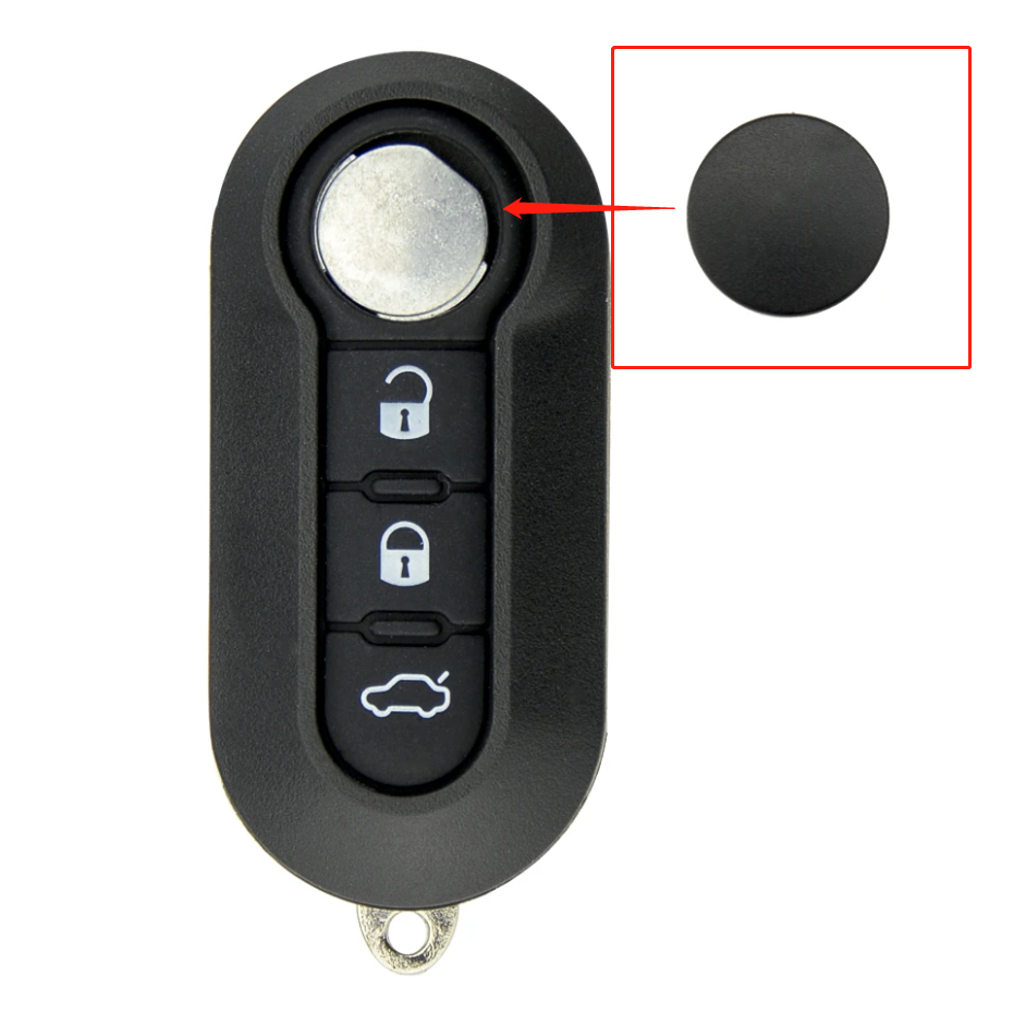 Only cover For Fiat 3 button remote key blank