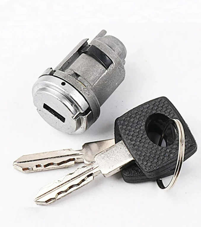For Mercedes Benz W124 C124 W201 S124 A124 Car Ignition Lock with 2 Keys