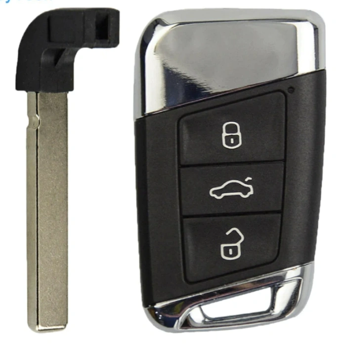 For VW 3 Button Car Key Shell For Volkswagen VW Passat B8 New Magotan ...