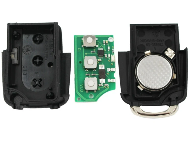 Remote Key For 2 Button 433 MHZ 1J0959753N 1J0959753AG 1J0959753CT For ...