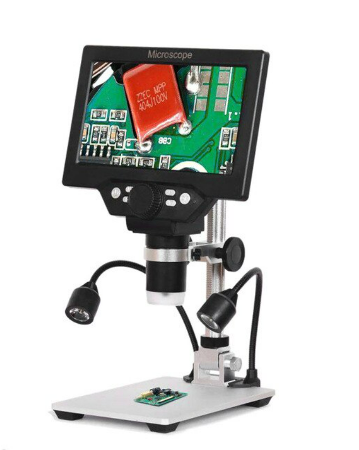 G1200 Digital Microscope 7 Inch Large Color Screen Large Base LCD ...