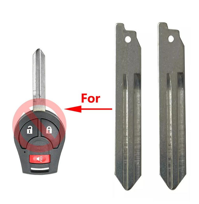 Key NSN14 Blade Fit for Nissan Versa Sentra Altima Tiida Maxima