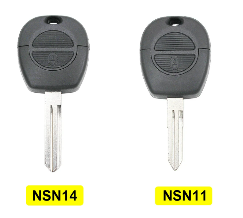 Key shell with NSN14 NSN11 blade for Nissan Almera Maxima Micra Primera ...