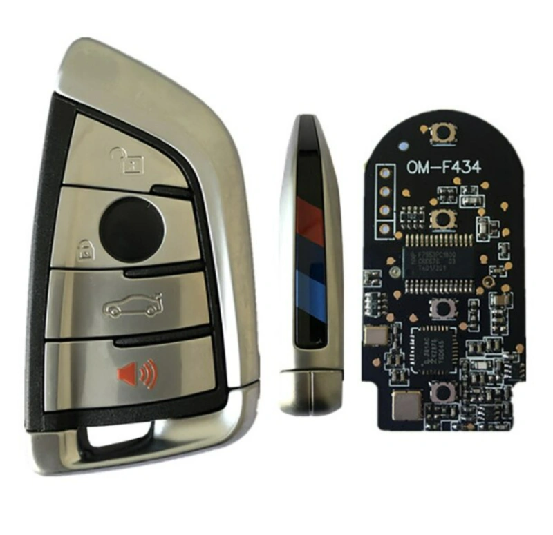 3/ 4/ 3+1/ 4+1 Button BMW CAS4 FEM Smart Key OM-F434Mhz PCF7953P PCB ...