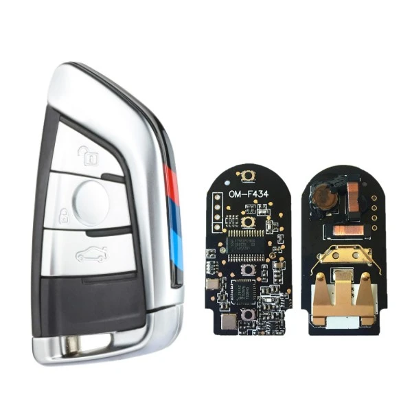 3/ 4/ 3+1/ 4+1 Button BMW CAS4 FEM Smart Key OM-F434Mhz PCF7953P PCB ...