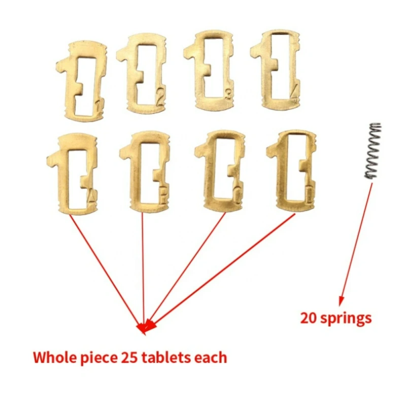 For Fiat SIP22 Car Lock Plate Reed Wafer Repair Rekeying Kits for Fiat ...