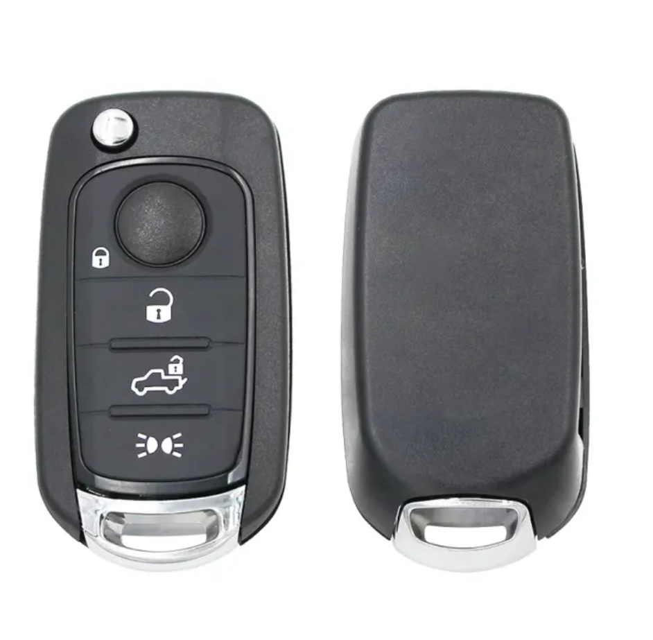 For Fiat Egea 500X tipo Original PCB+ aftermarket key shell 4 button ...
