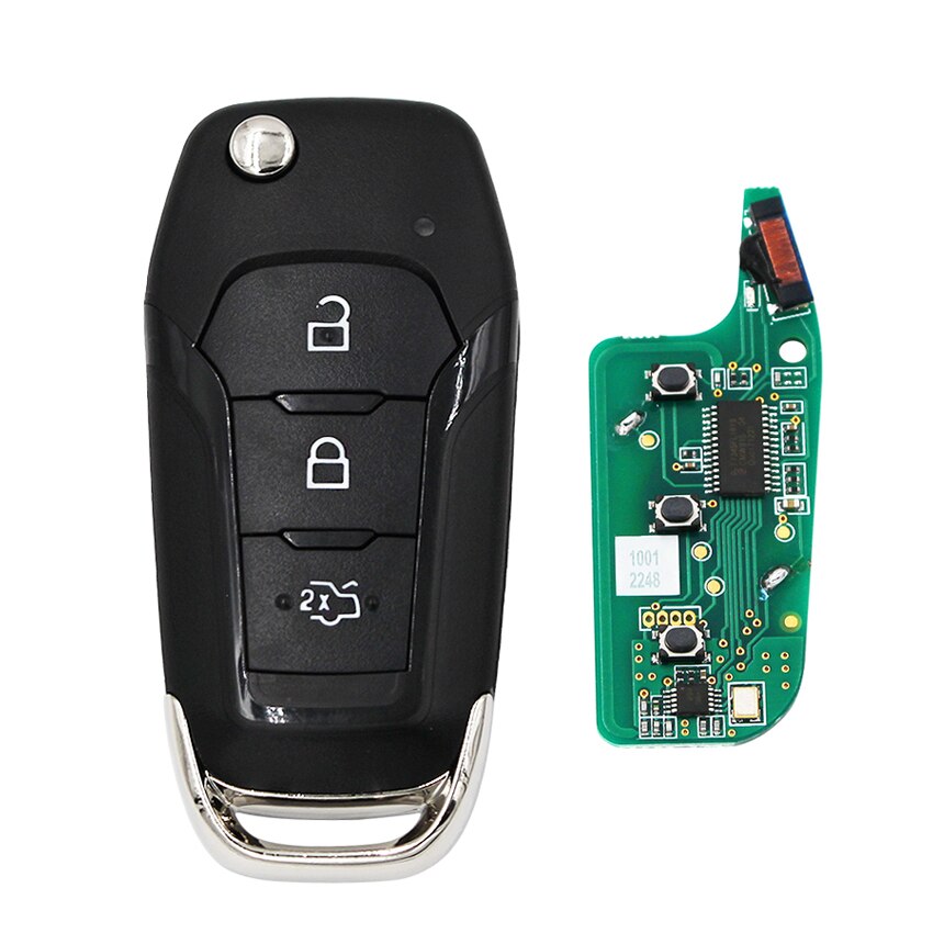 Aftermarket For Ford Escort new mondeo 2014-2017 3 button remtoe key ...