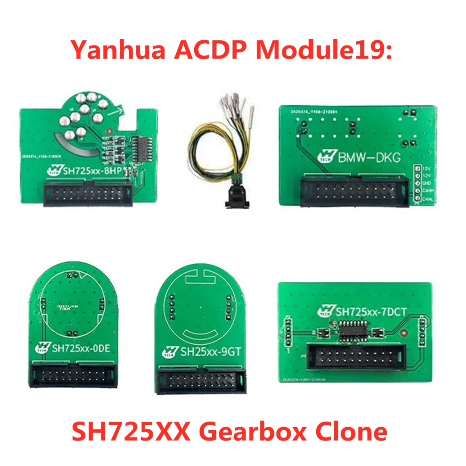 Yanhua mini ACDP module 19 SH725XX transmission/Gearbox clone for all ZF 8HP / 0DE/DKG/7DCT300 ...