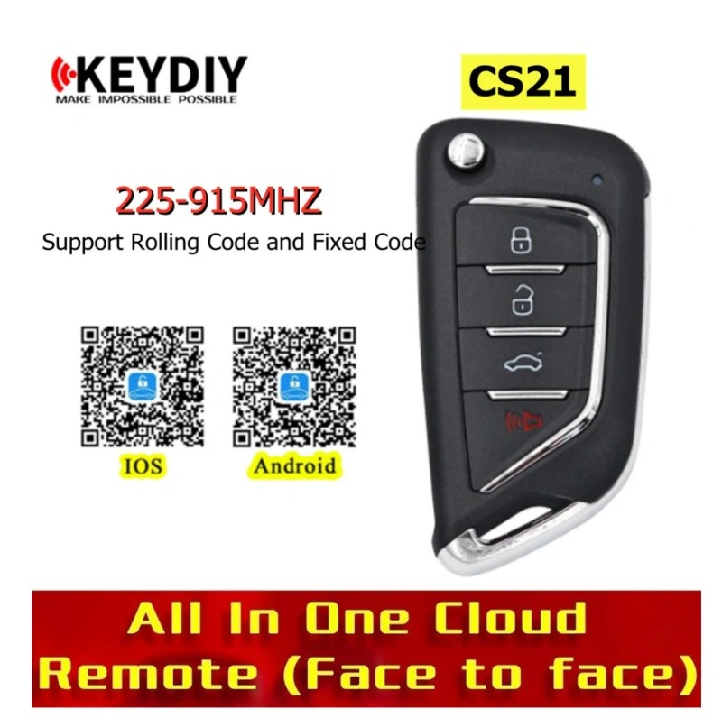 KEYDIY CS21 Cloud Key All In One Face to Face Copy Key Support Rolling ...