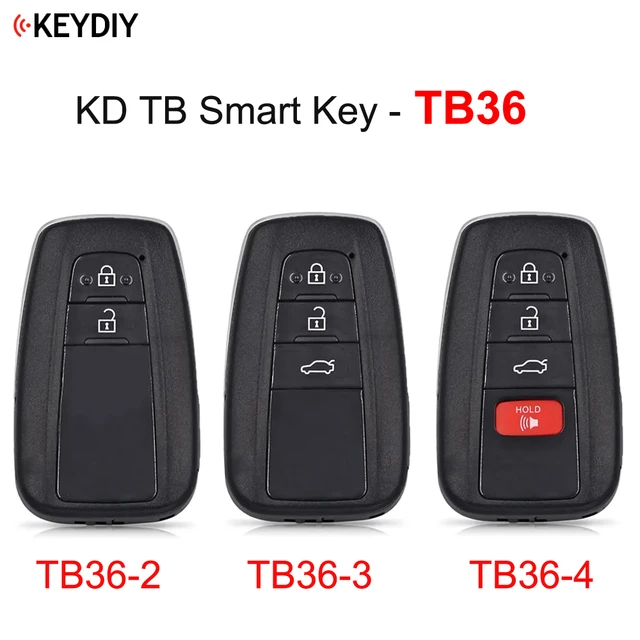 TB36-2 TB36-3 TB36-4 KEYDIY KD 8A Smart Key Universal Remote for Toyota ...