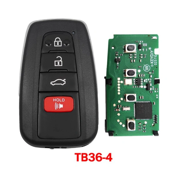 TB36-2 TB36-3 TB36-4 KEYDIY KD 8A Smart Key Universal Remote for Toyota ...