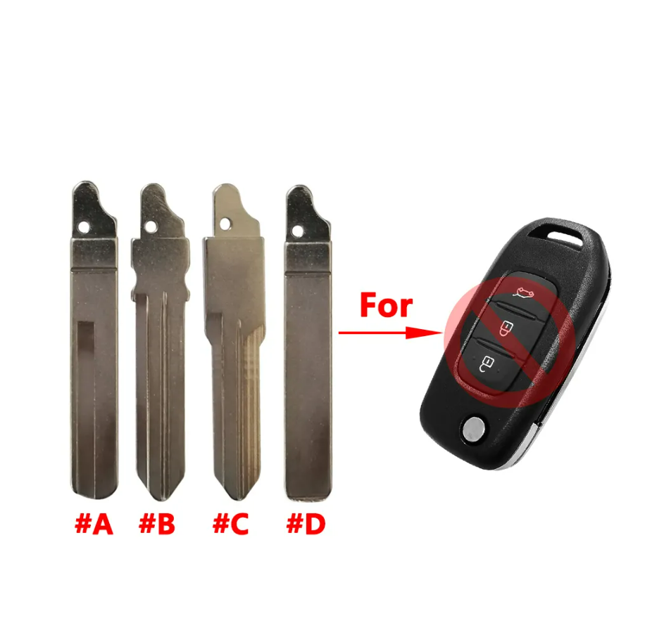 Flip Remote Key Blade for Renault Dacia Logan
