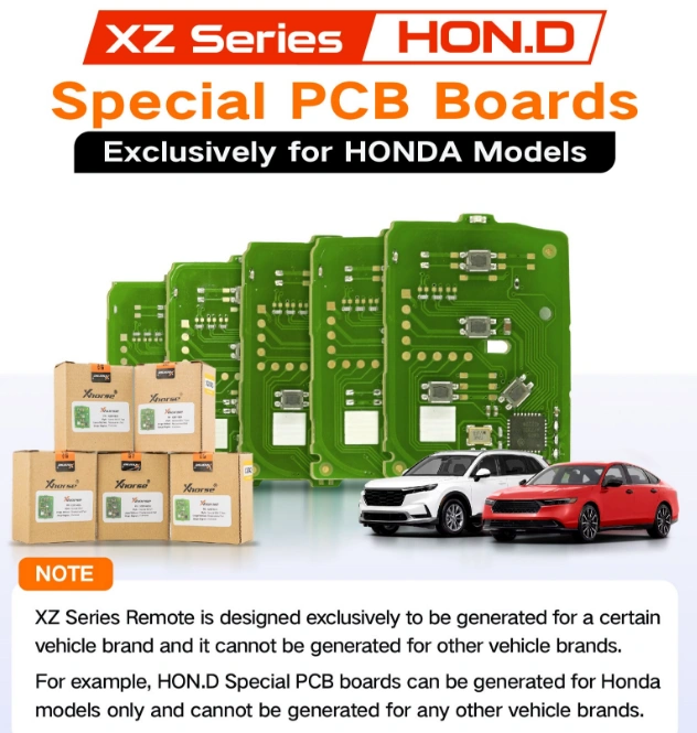 Xhorse XZ Series HON.D Special PCB Boards Exclusively for HONDA Models ...