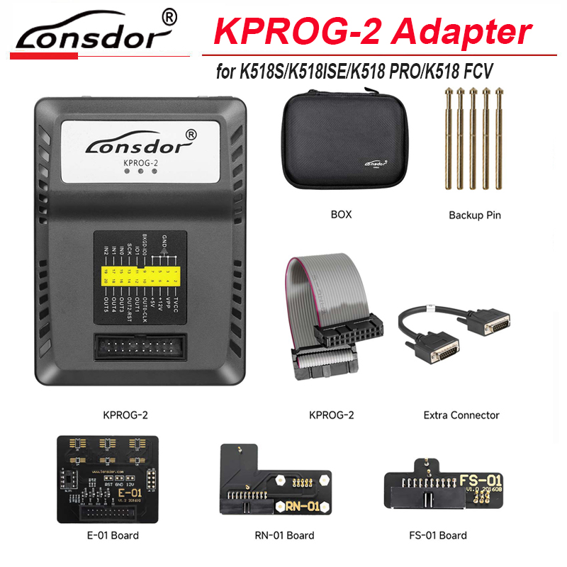 Lonsdor KPROG2 Adapter reading eeprom and mcu for K518S/ K518ISE/K518 PRO/ K518 FCV Programmer Tool