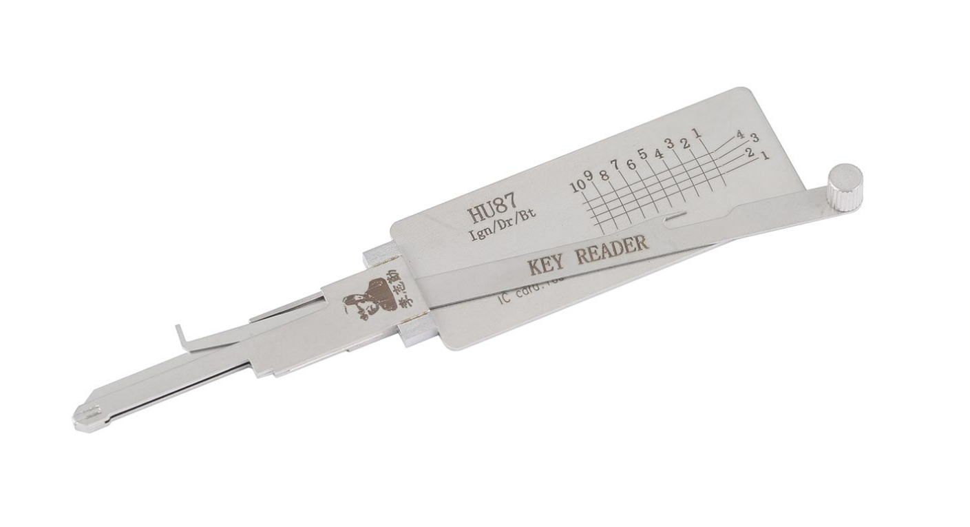 Original Lishi 2 in 1 tool HU87 Direct Key Reader Decoder for Suzuki