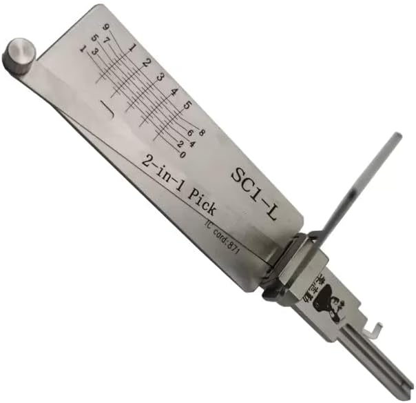 Original Lishi SC1-L 2-in-1 Tool Locksmith Tool for House Lock