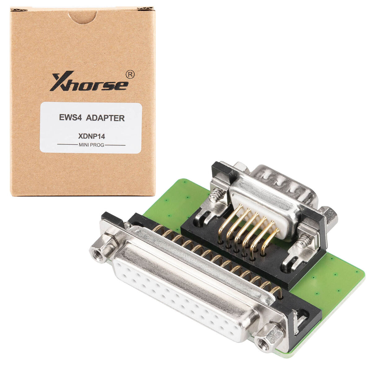 Xhorse XDNP14 DB15-DB25 solder free BMW EWS4 Adapter for Mini Prog ...