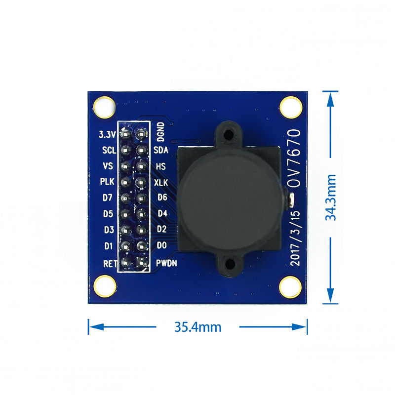 OV7670 Camera Module With STM32 Driver Microcontroller