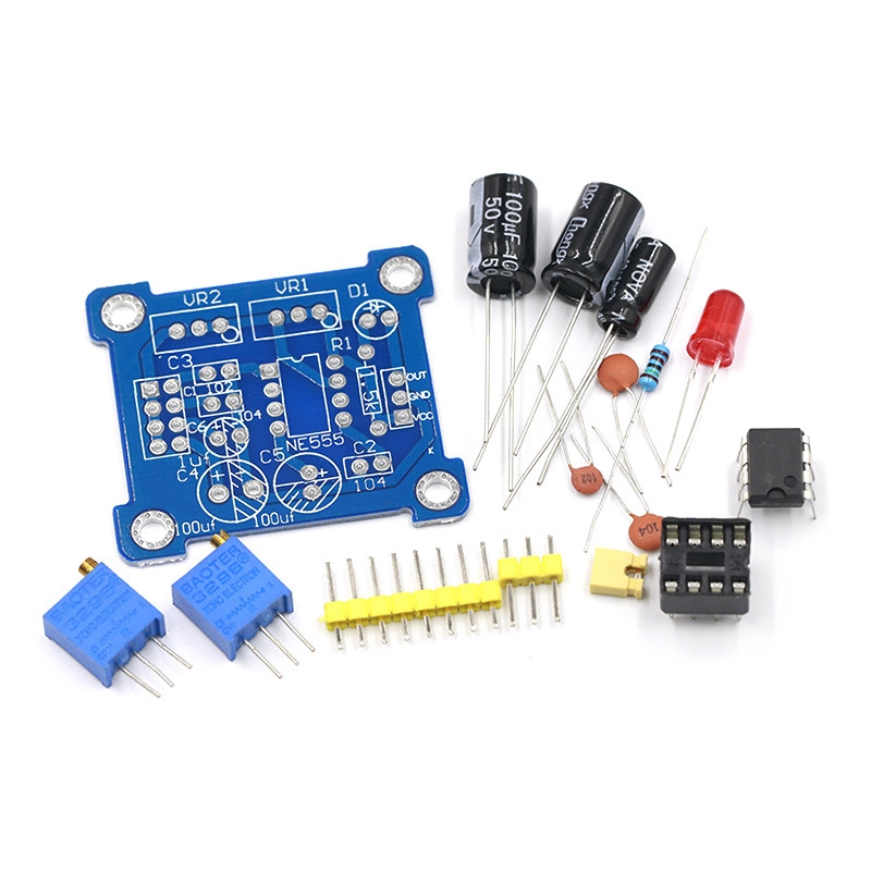NE555 Pulse Generator Frequency Adjustable Module DIY Kit