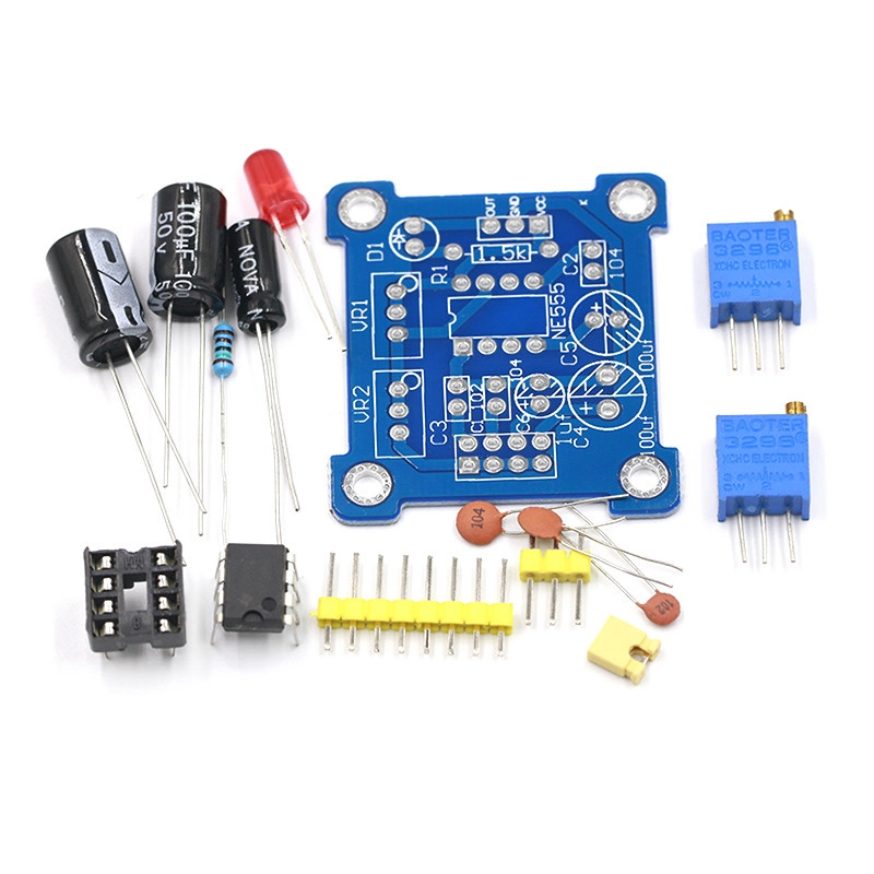 NE555 Pulse Generator Frequency Adjustable Module DIY Kit