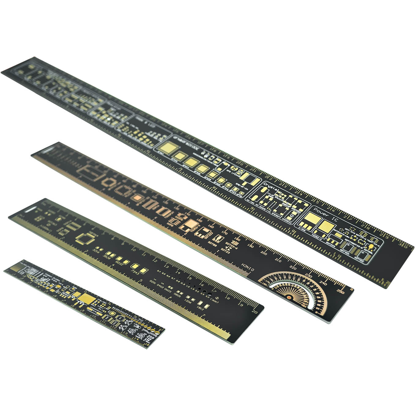 Multifunctional PCB Ruler