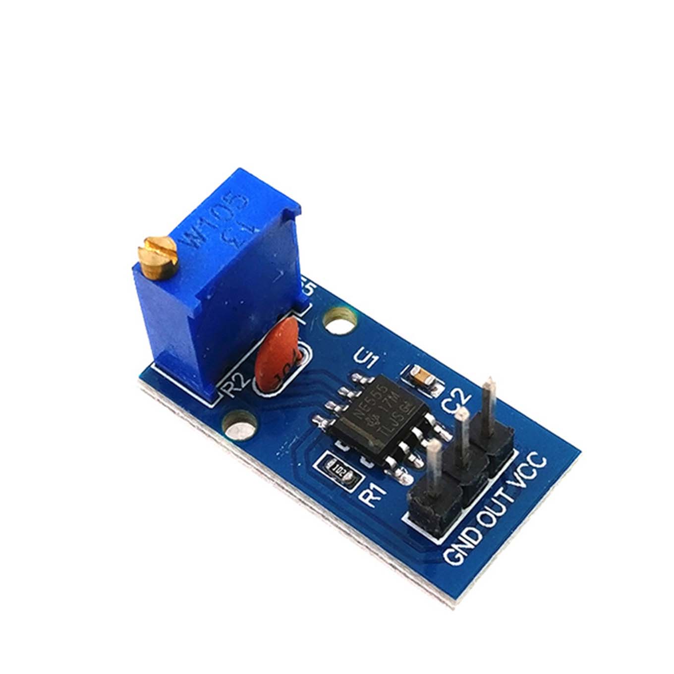 NE555 Adjustable Frequency Pulse Generator Module