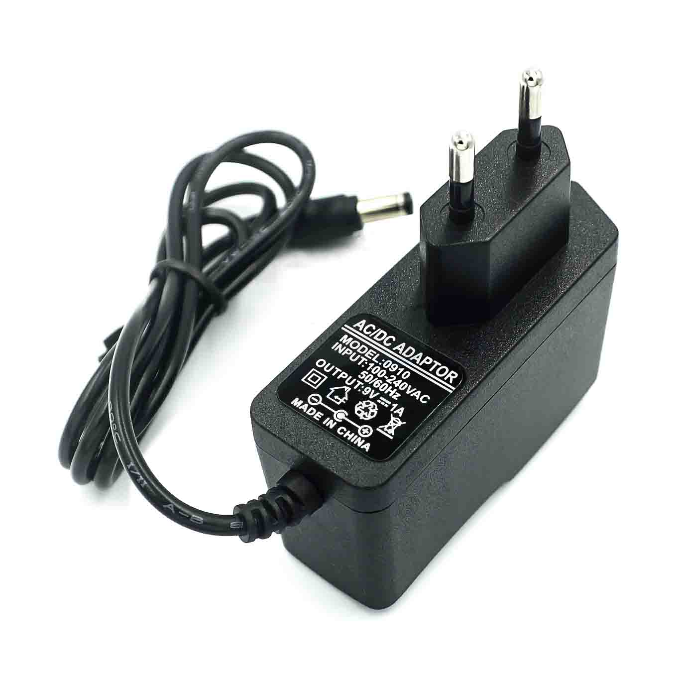 Power Adapter EU Plug DC 9V 1A for Arduino