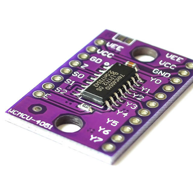 74HC4051 8-Channel-Mux Analog Multiplexer Module