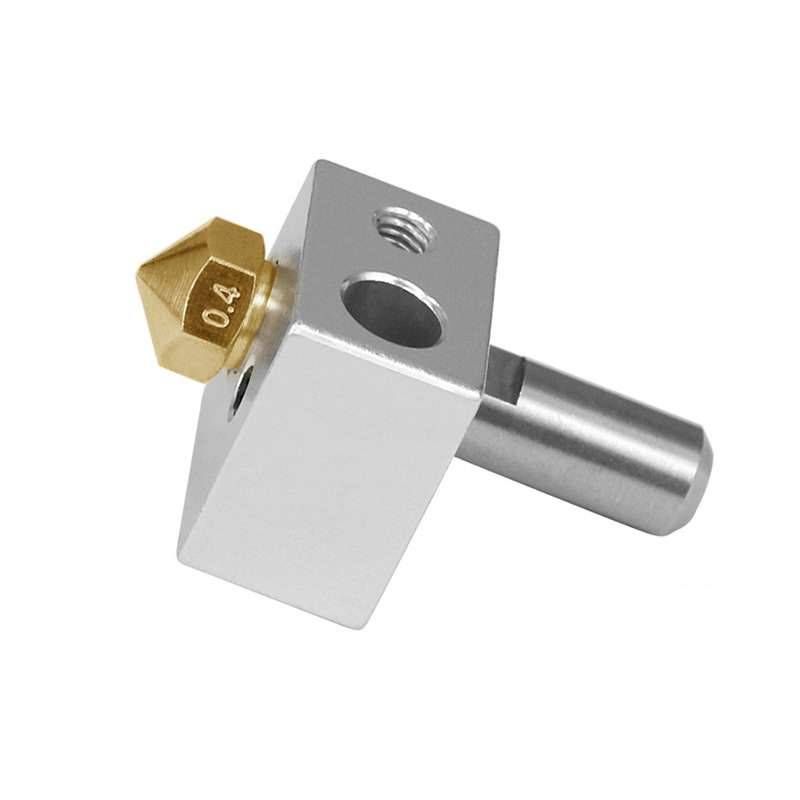Nozzle + Aluminum Block + Throat MK10 Extruder Kit