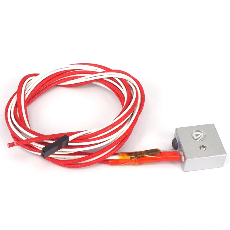 Aluminum Block With Thermistor For Makerbot MK7 MK8 Extruder