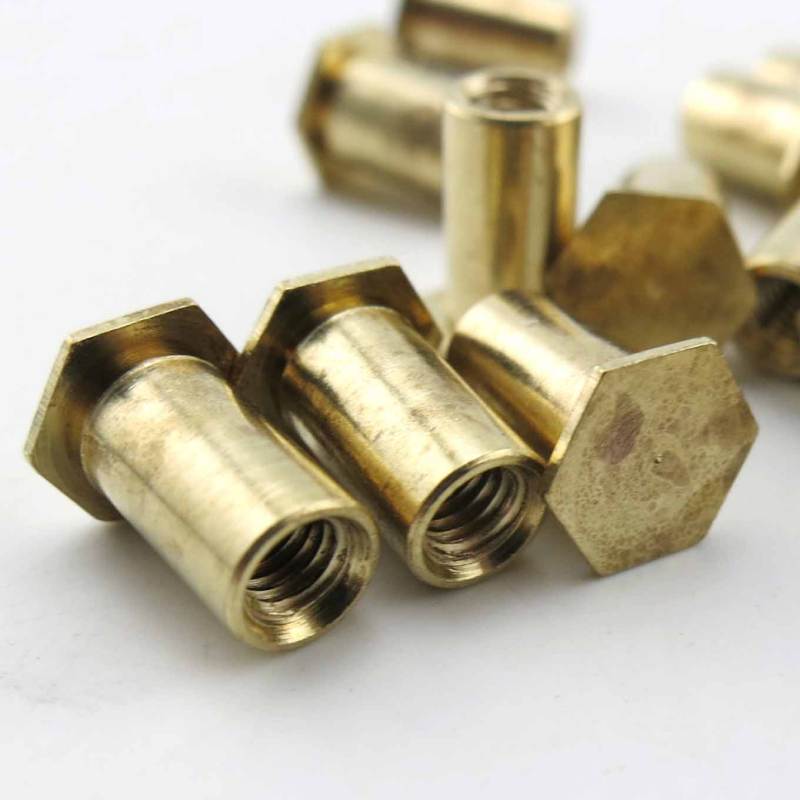 M3 Blind Hole Hexagon Copper Pillar