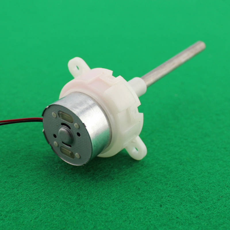 White Round Gear Low Speed Motor 300